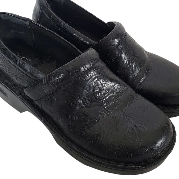 Børn | Shoes | Boc Womens Shoes Size 6 Black Clog Wedge Floral Born ...